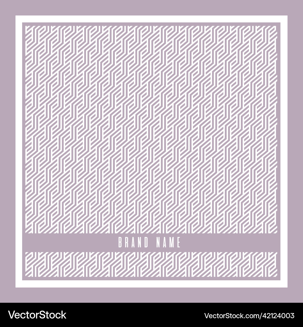 Silk luxury ornamental scarf Royalty Free Vector Image
