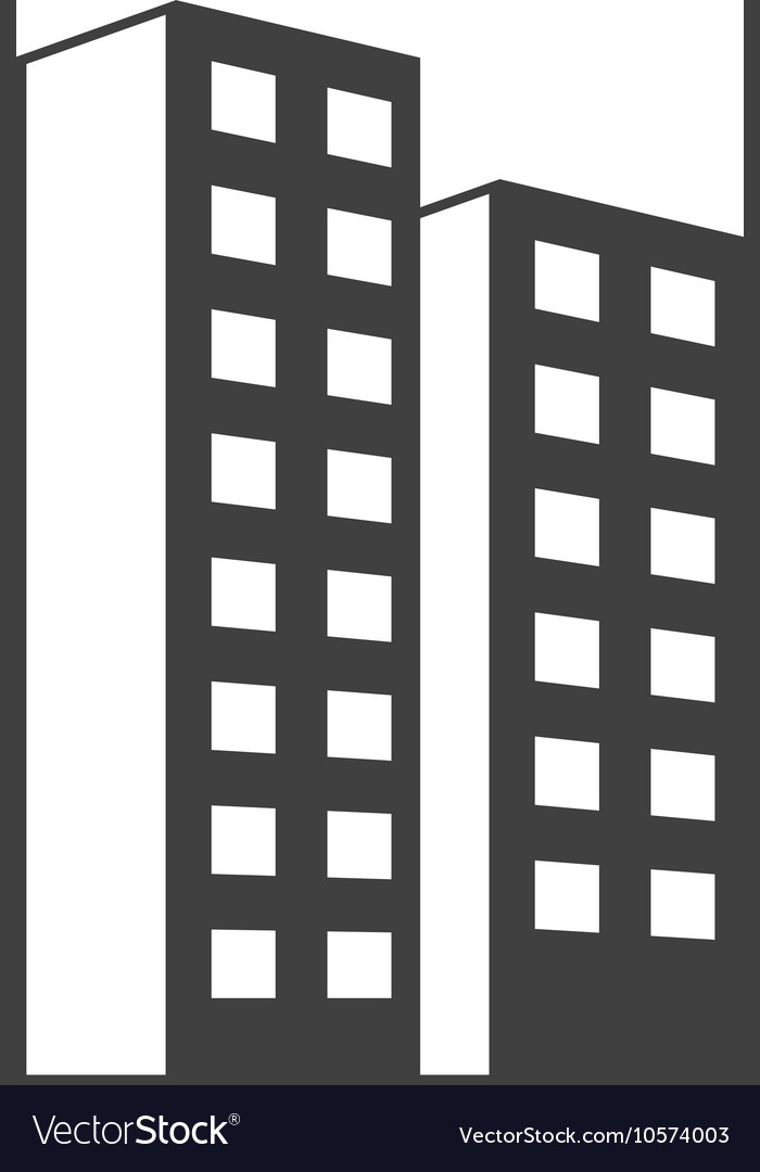 Tower building architecture Royalty Free Vector Image