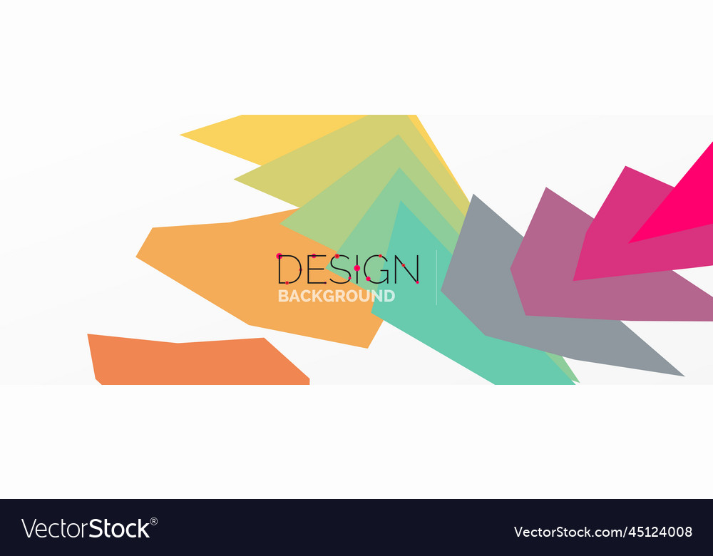 Background creative geometric shapes composition Vector Image
