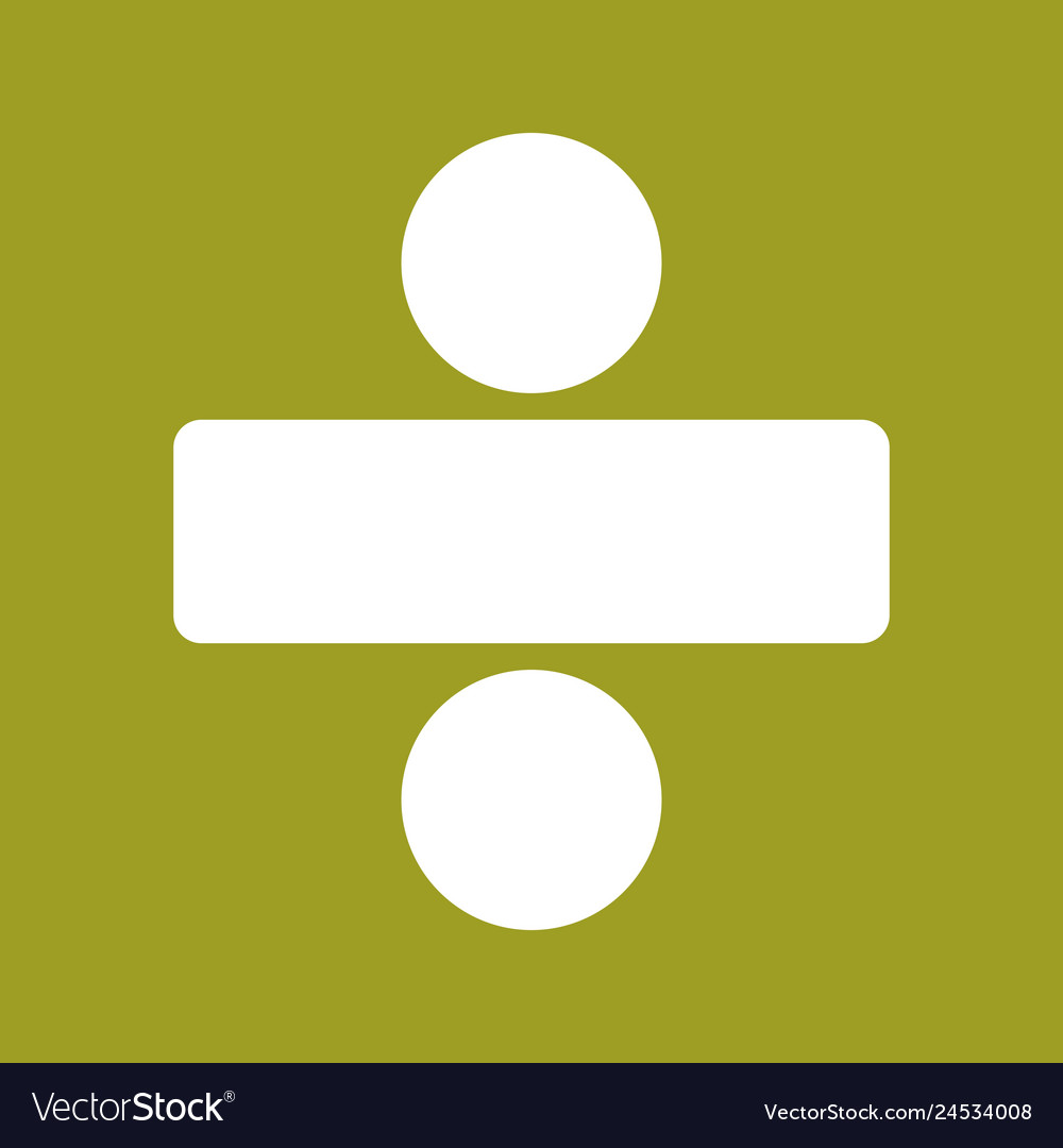 Divide icon Royalty Free Vector Image - VectorStock