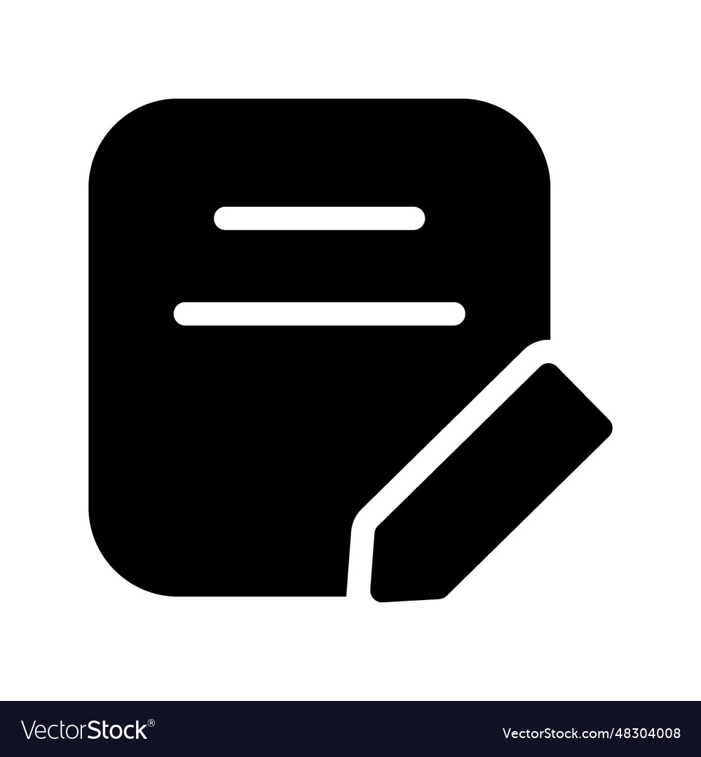 Note icon Royalty Free Vector Image - VectorStock