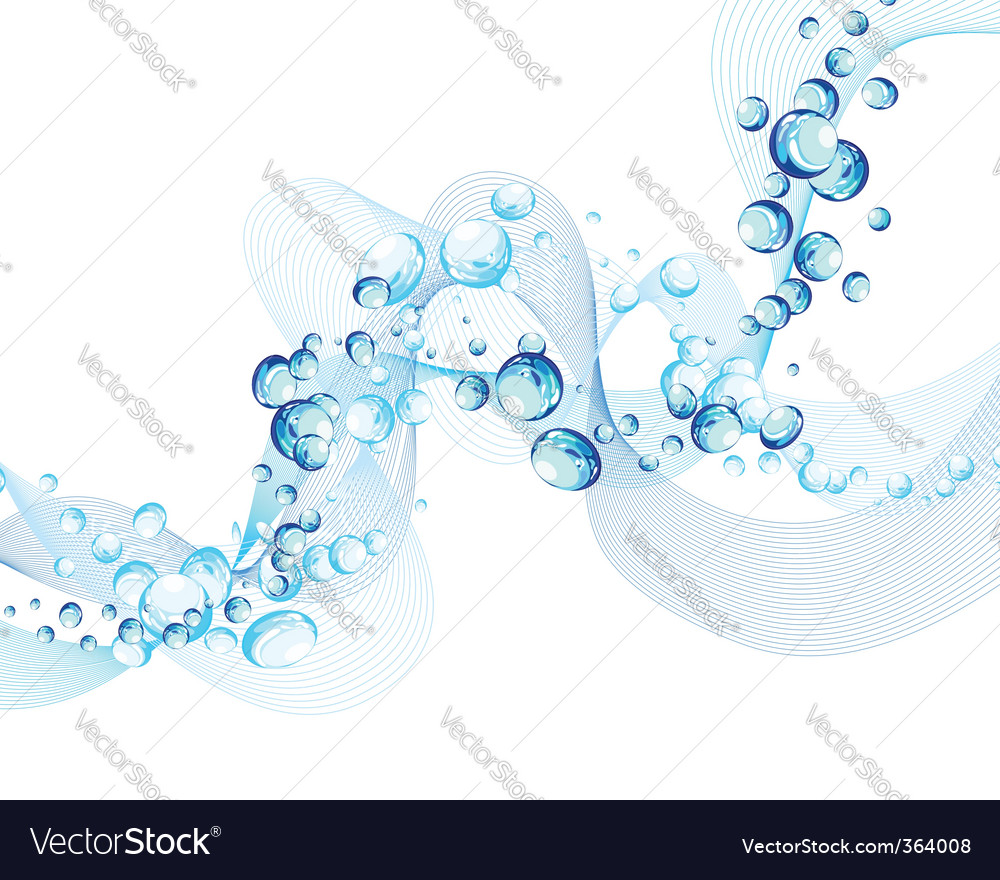 Water background Royalty Free Vector Image - VectorStock