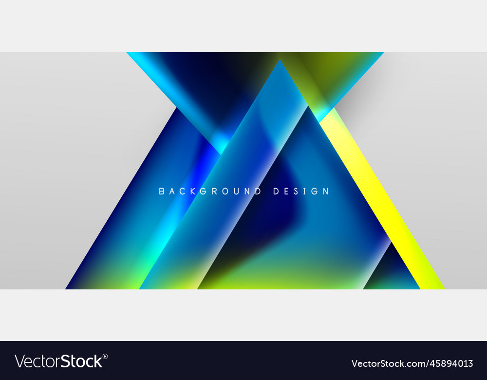 Abstract background with overlapping triangles Vector Image
