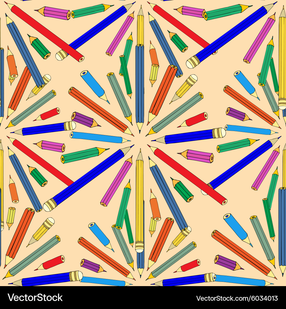 Colored pencils Royalty Free Vector Image - VectorStock