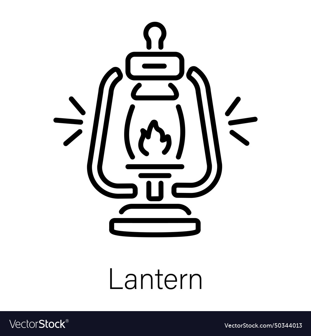 Lantern Royalty Free Vector Image - VectorStock