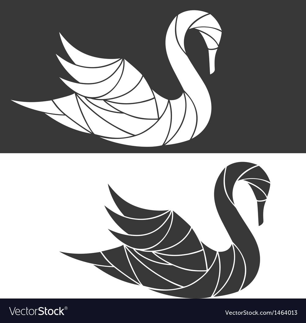 Swan Royalty Free Vector Image - VectorStock