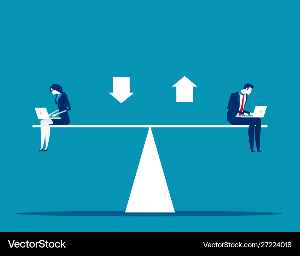 Business team with technology marketing concept Vector Image