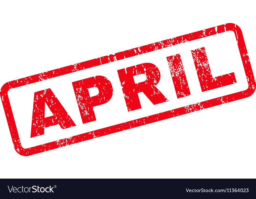 April text rubber stamp Royalty Free Vector Image April text rubber stamp Royalty Free Vector Image