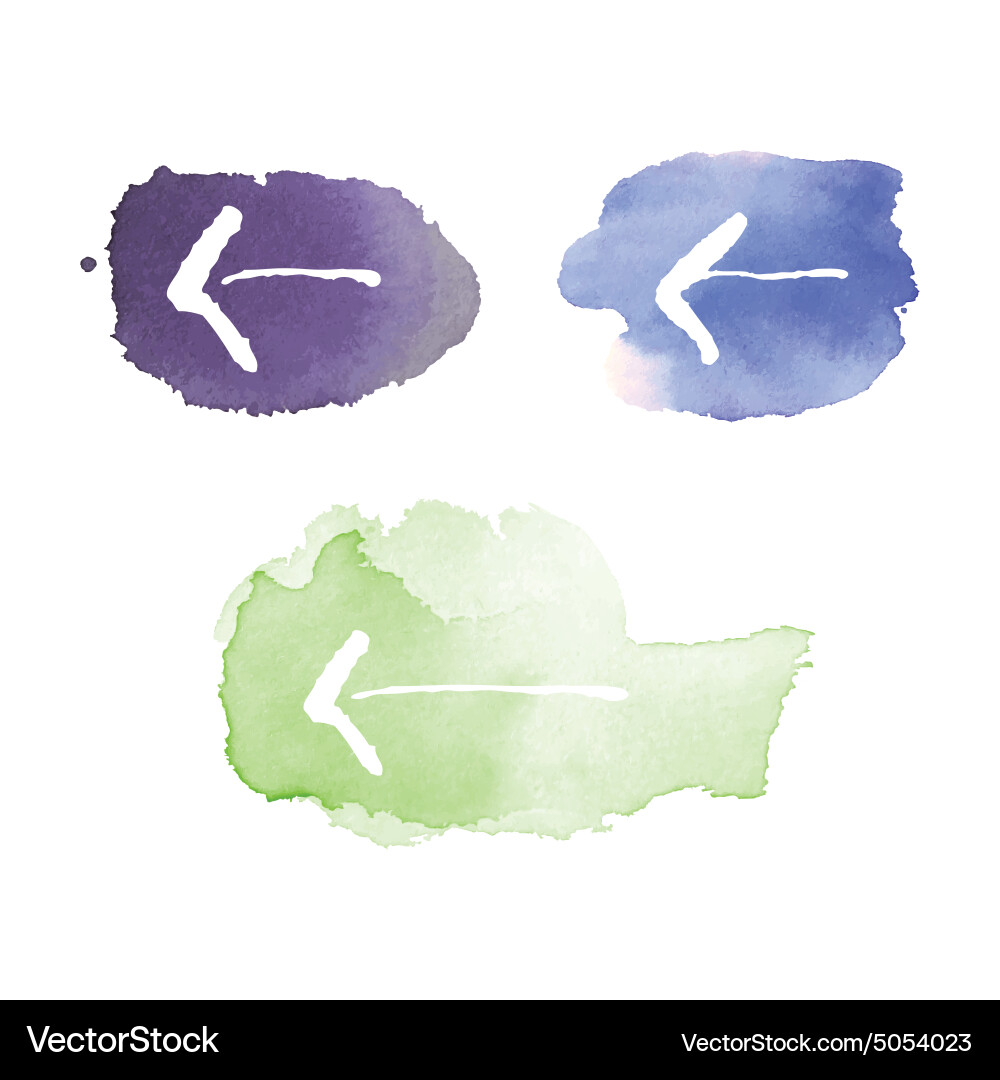 Arrows set Royalty Free Vector Image - VectorStock