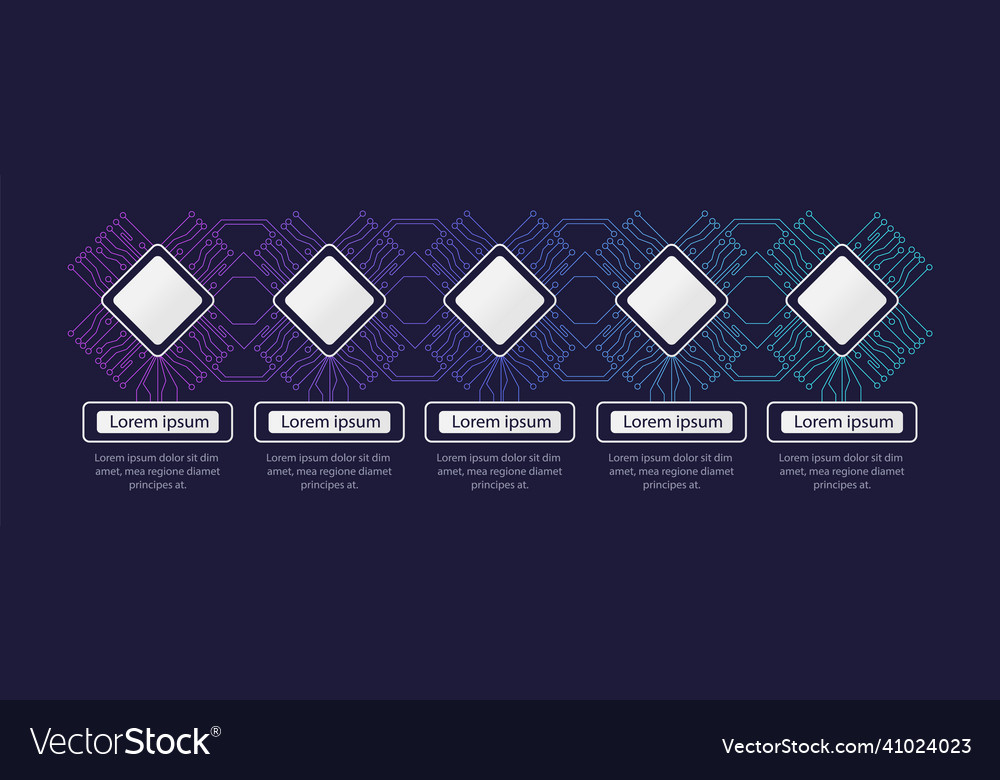 Computer troubleshooting infographic chart design Vector Image