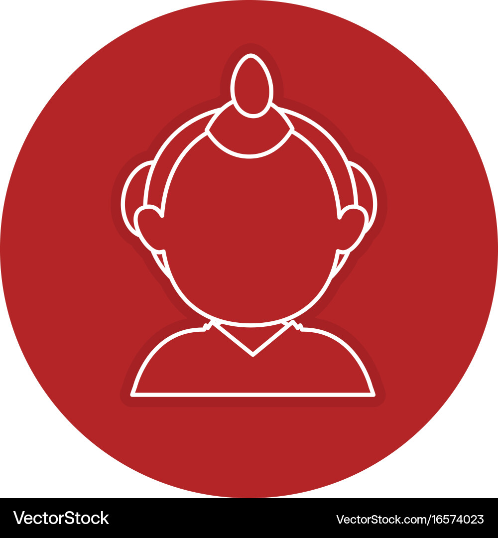 Man japanese avatar character Royalty Free Vector Image