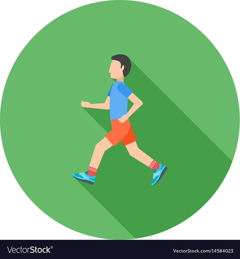 Running Royalty Free Vector Image - VectorStock