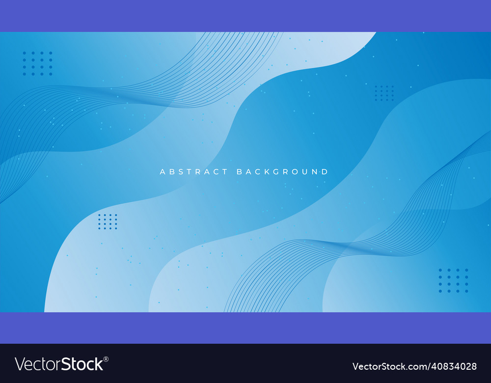 Blue gradient geometric shape background Vector Image