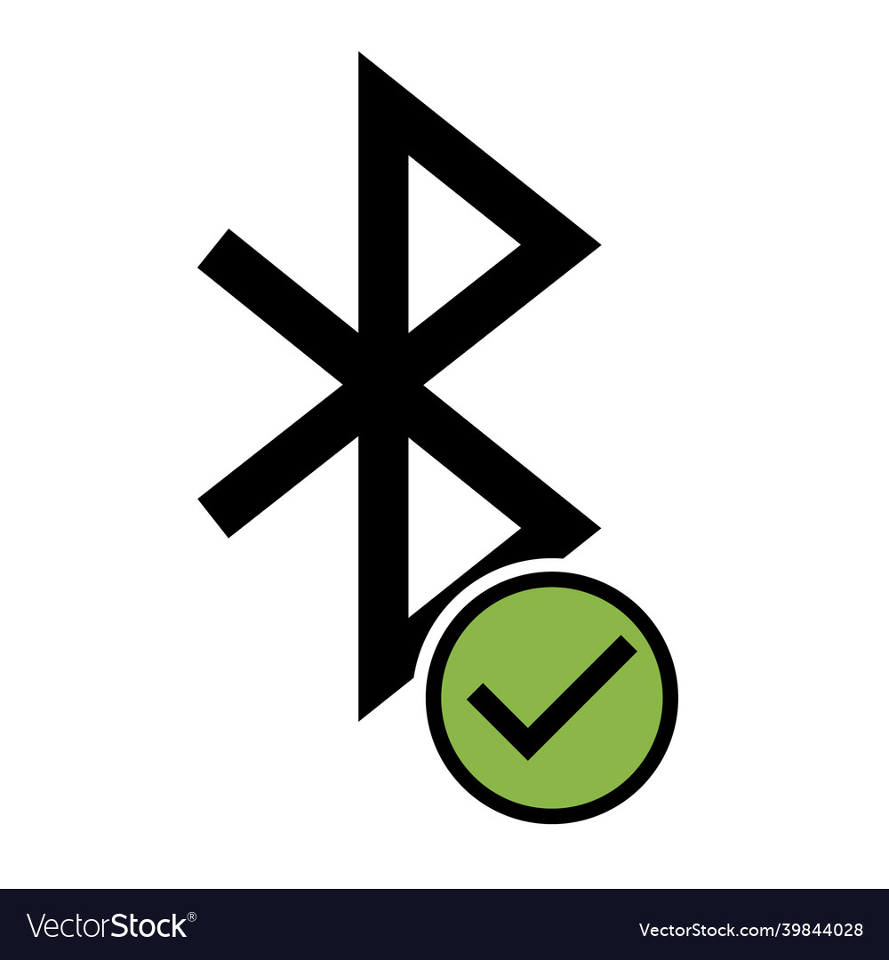 Bluetooth technology icon network connection web Vector Image