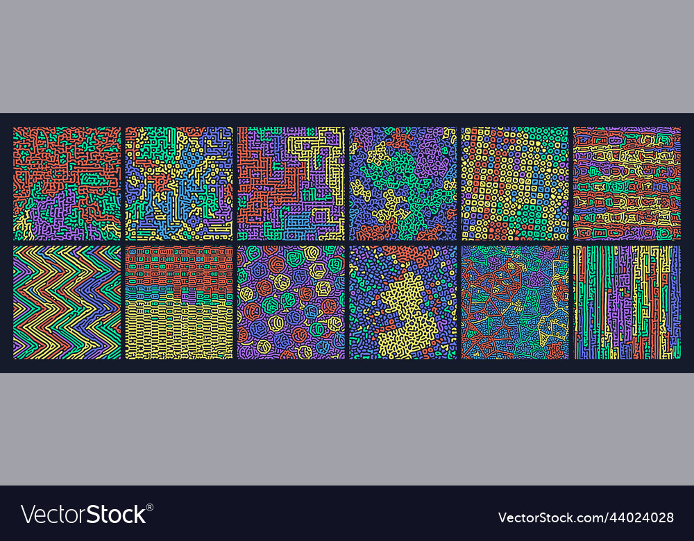 Bright abstract contemporary turing pattern Vector Image