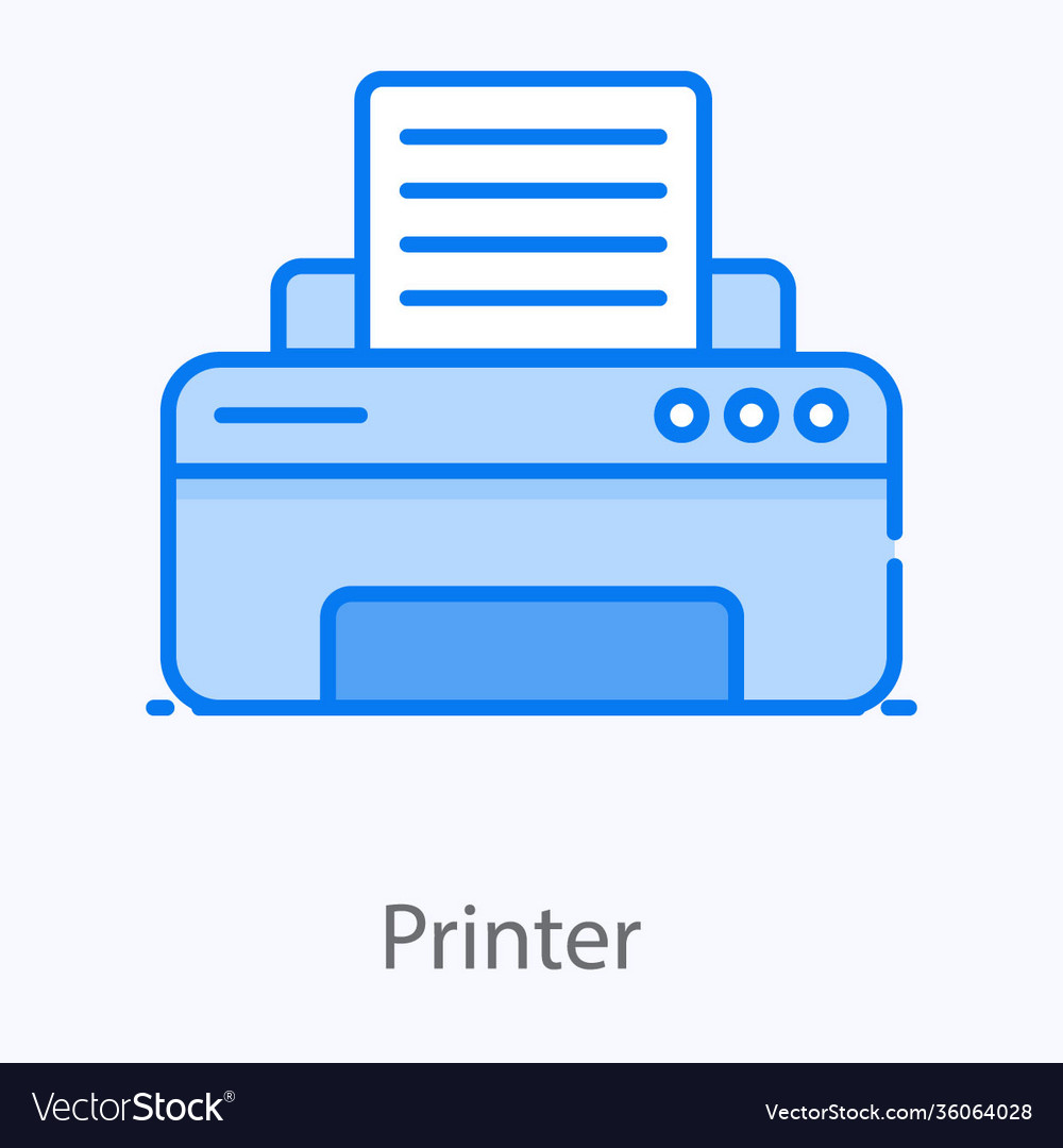 Printer Royalty Free Vector Image - VectorStock