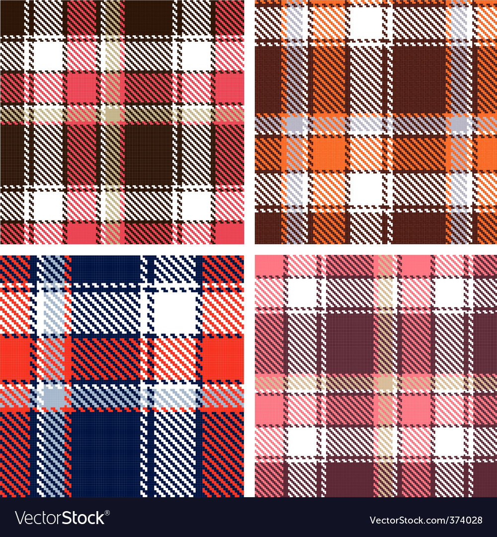 Seamless checkered pattern Royalty Free Vector Image