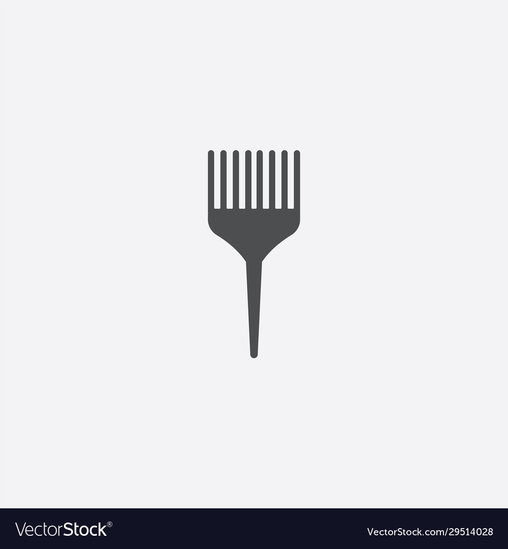 Simple comb icon Royalty Free Vector Image - VectorStock