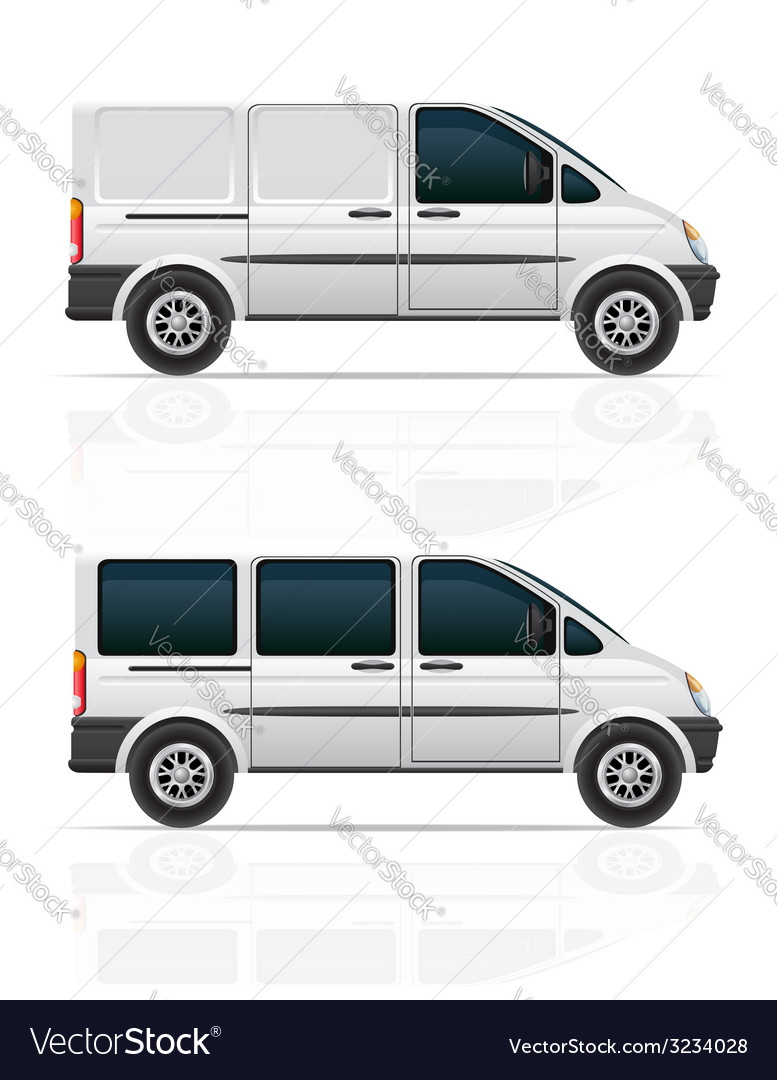Van 03 Royalty Free Vector Image - VectorStock