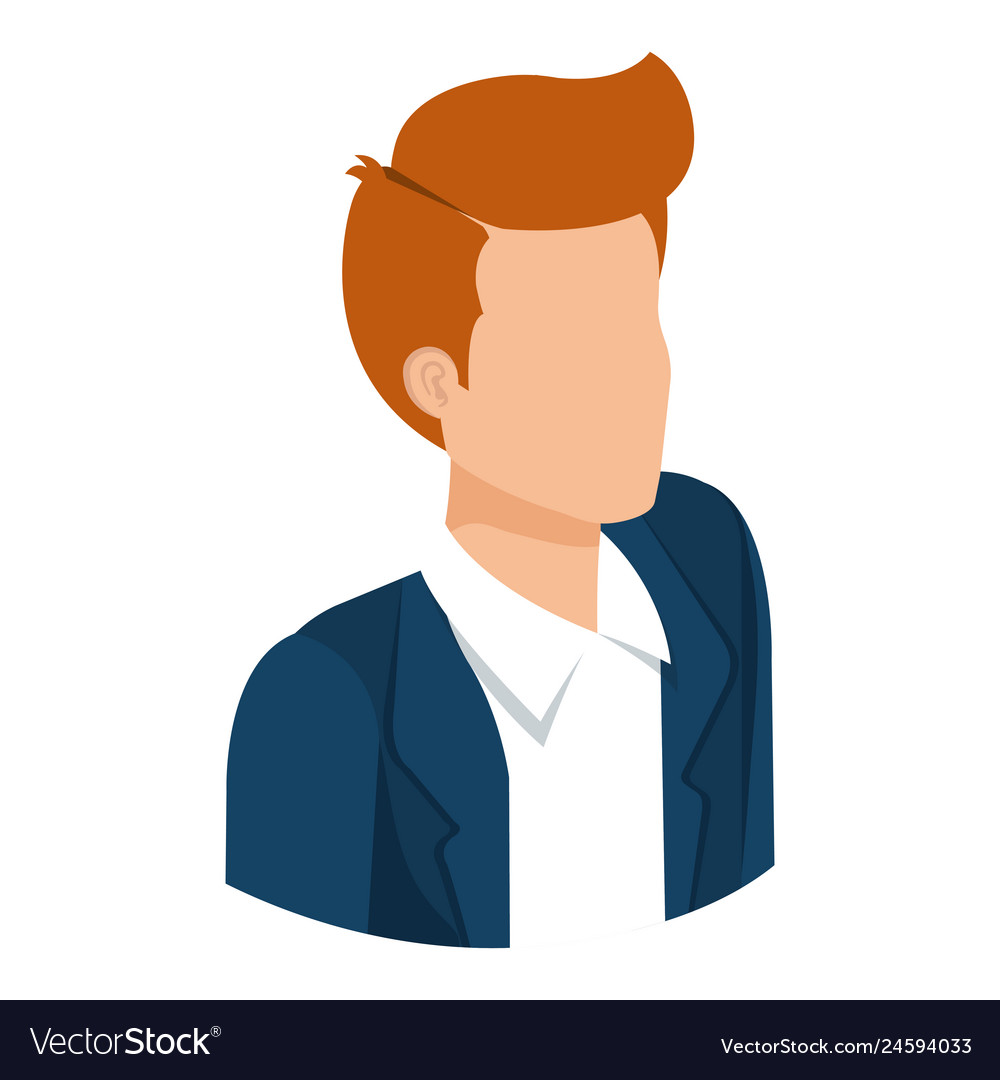 Businessman avatar character icon Royalty Free Vector Image