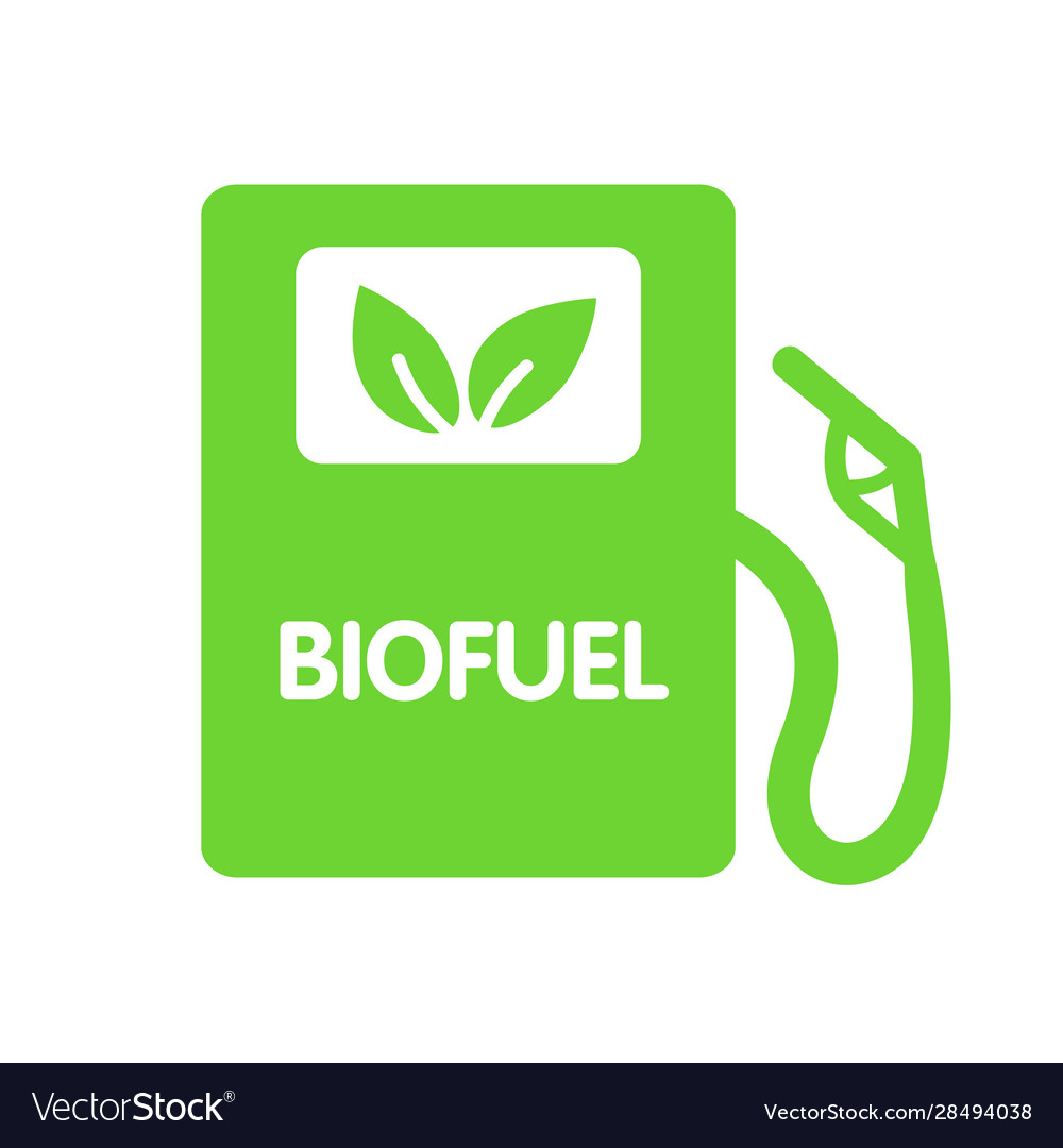 Biofuel gas station icon - alternative Royalty Free Vector Biofuel gas station icon - alternative Royalty Free Vector