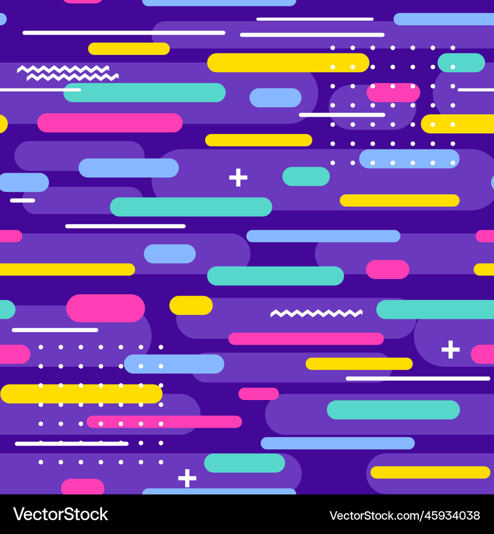 Memfis-patterns Royalty Free Vector Image - VectorStock
