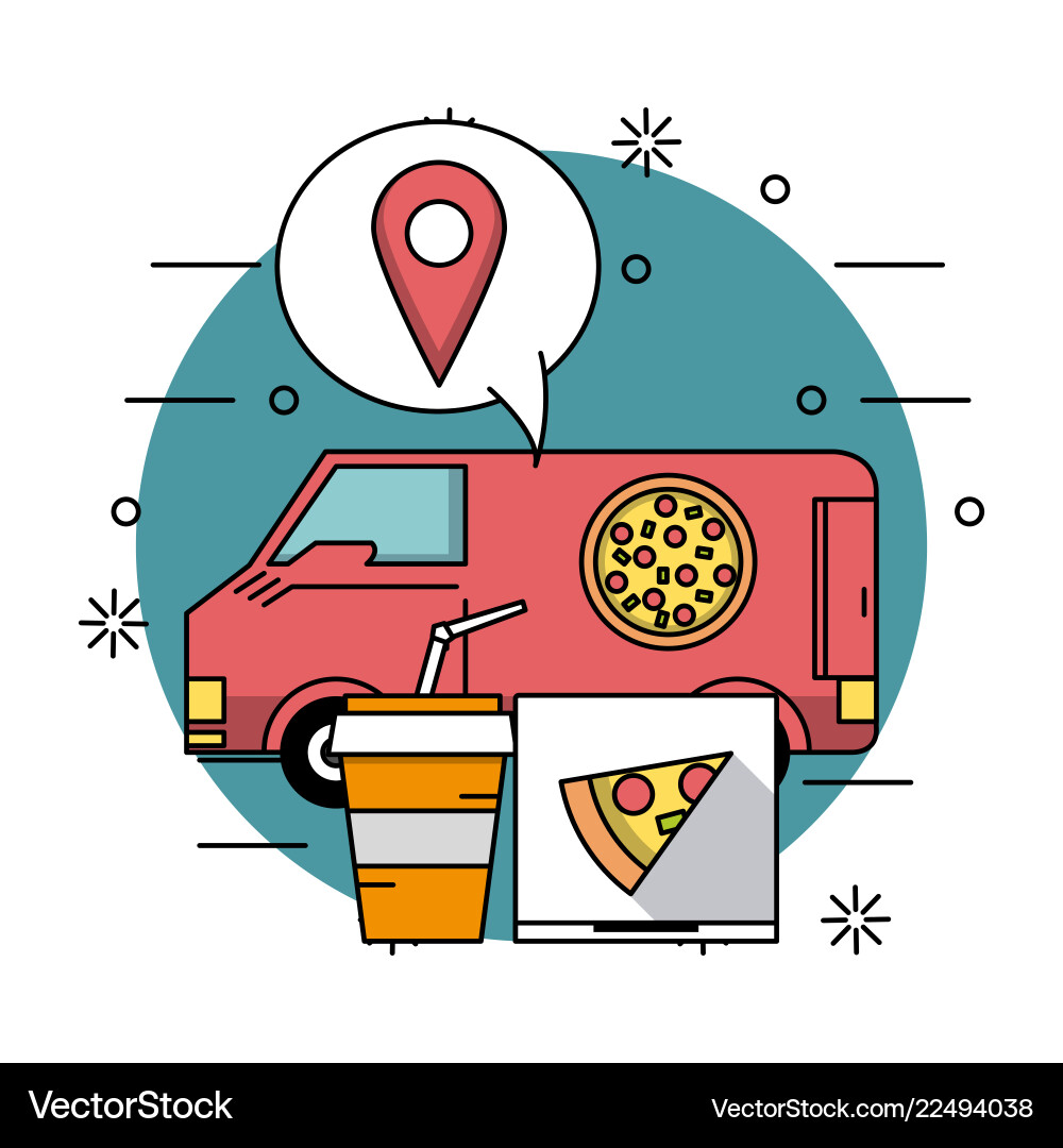 Online food order Royalty Free Vector Image - VectorStock