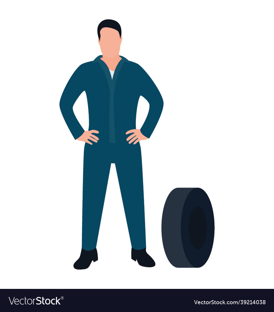 Workshop worker Royalty Free Vector Image - VectorStock