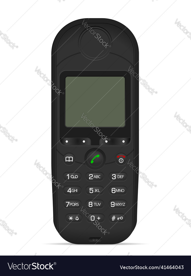 Classic mobile phone Royalty Free Vector Image