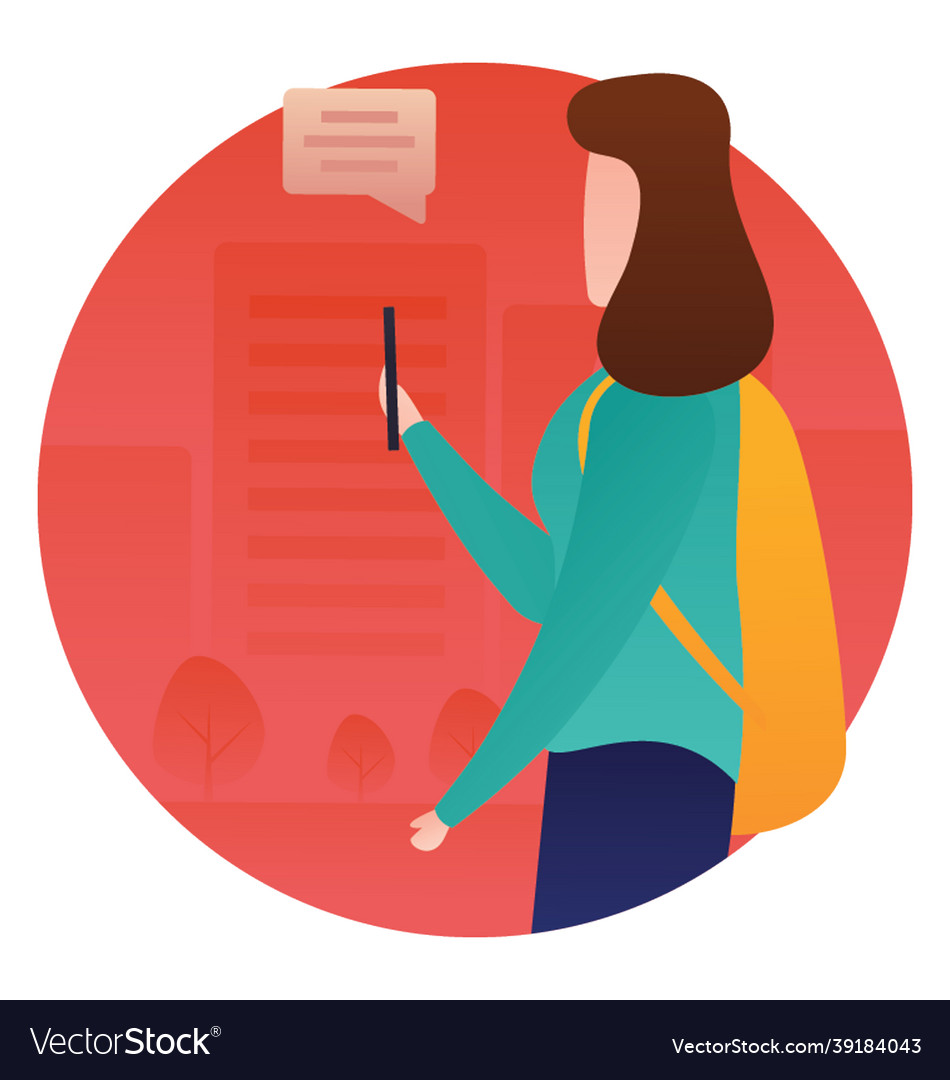 Texting Royalty Free Vector Image - VectorStock