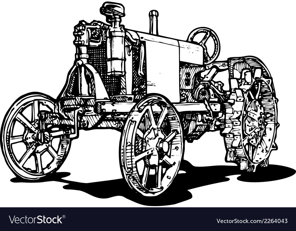 Tractor Royalty Free Vector Image - VectorStock