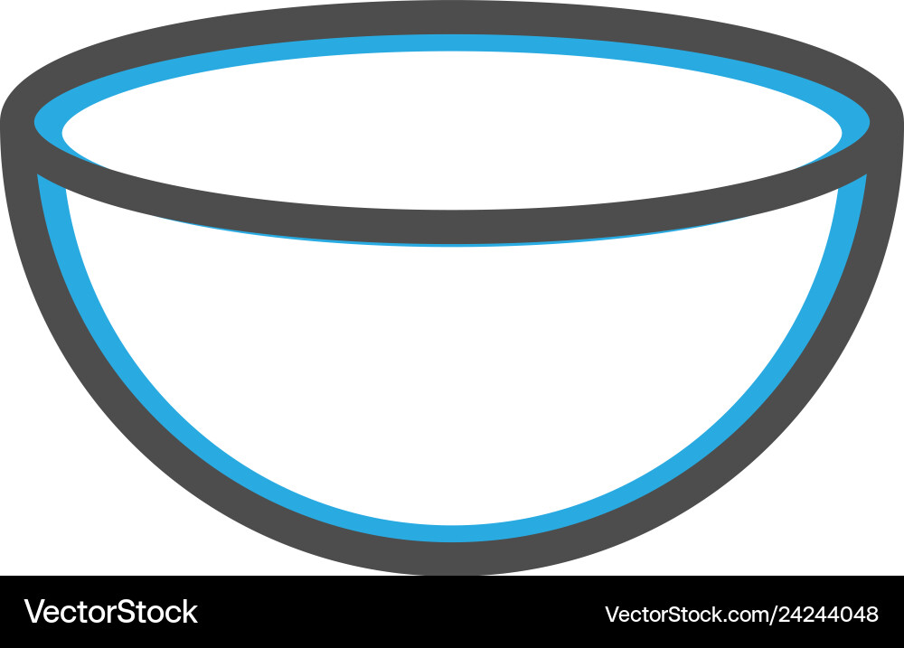 Bowl icon design gastronomy icon Royalty Free Vector Image