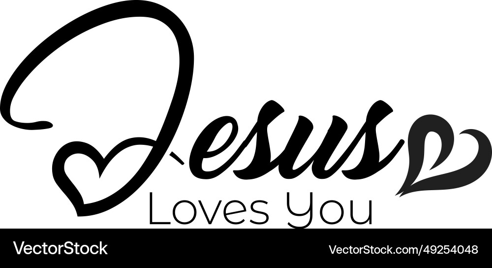 Christian faith typography for print Royalty Free Vector