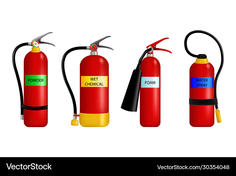 Fire extinguisher Royalty Free Vector Image - VectorStock
