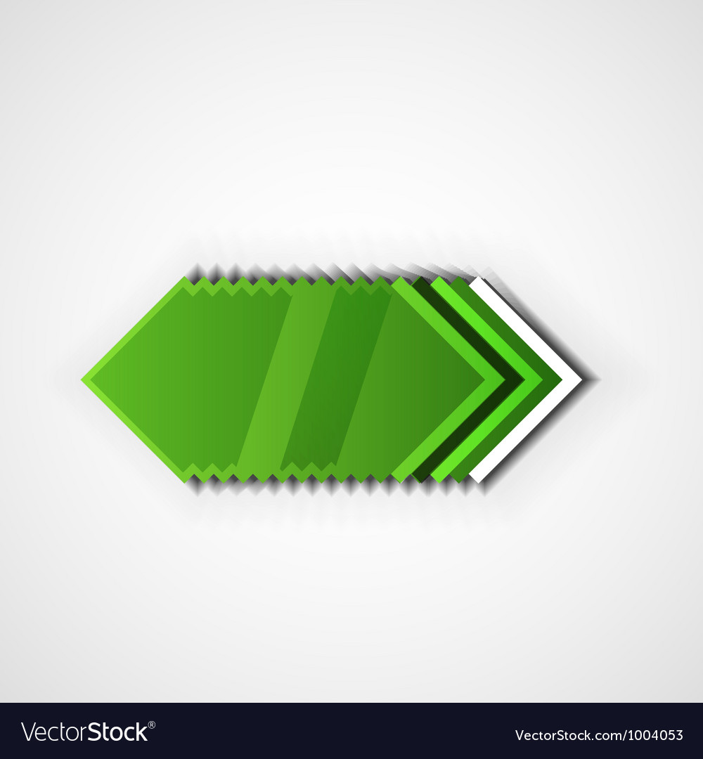Green pointer Royalty Free Vector Image - VectorStock