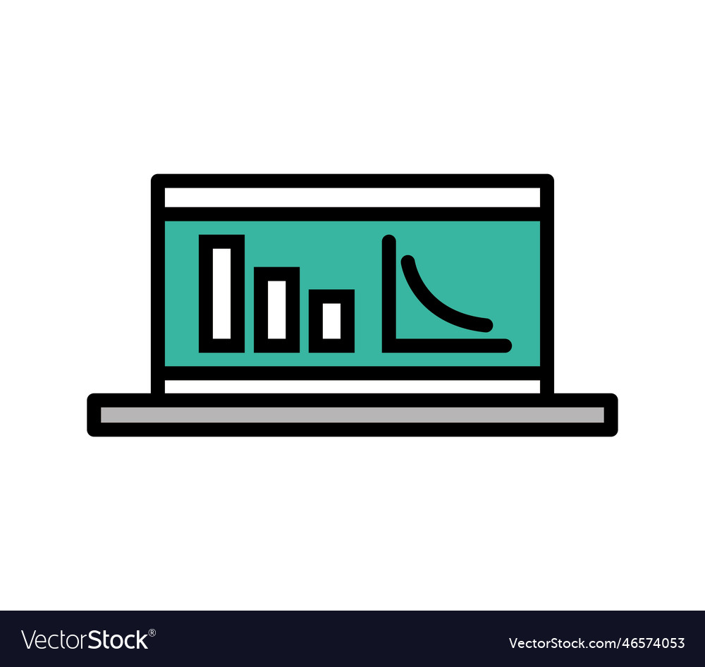 Laptop with math exercise Royalty Free Vector Image