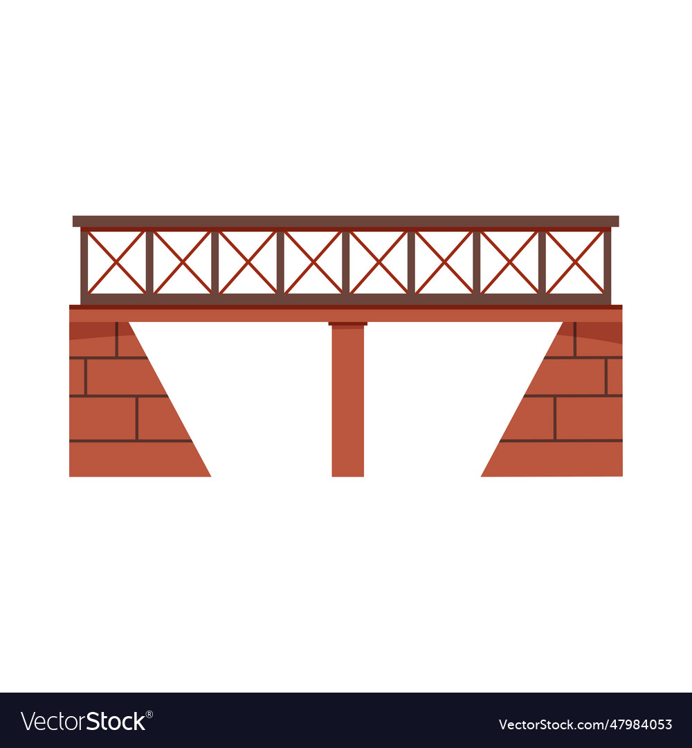 Railway bridge Royalty Free Vector Image - VectorStock