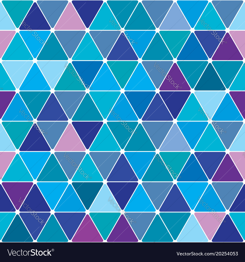Winter triangle pattern 25 Royalty Free Vector Image