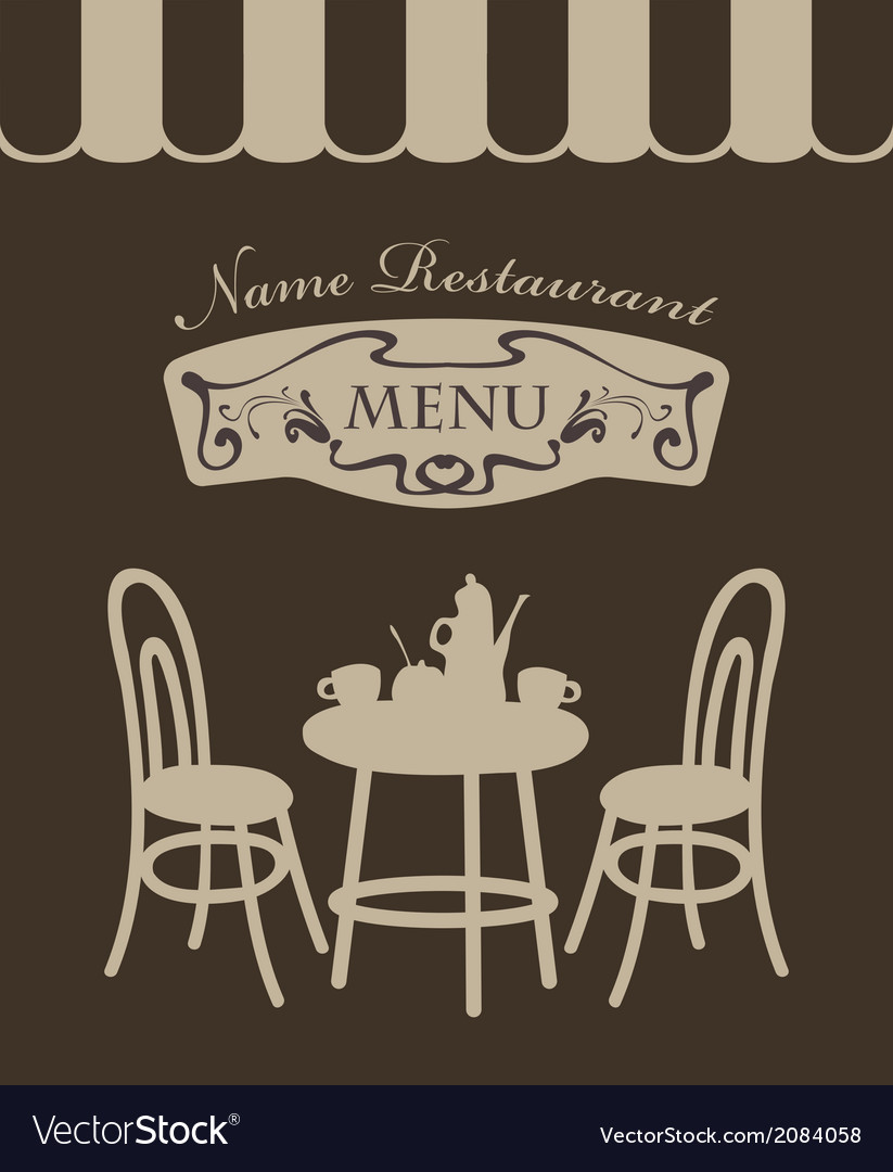 Restaurant menu Royalty Free Vector Image - VectorStock