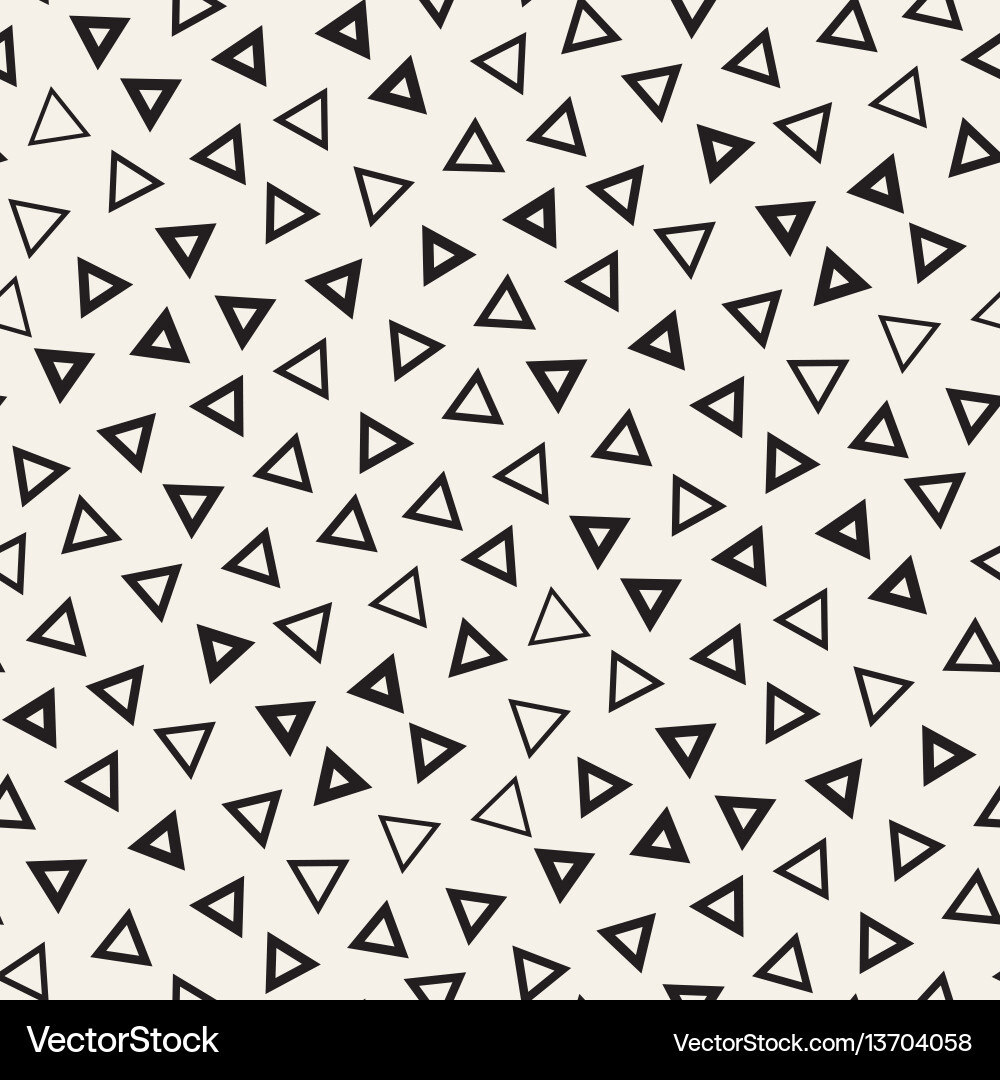 Trendy texture with scattered geometric shapes Vector Image