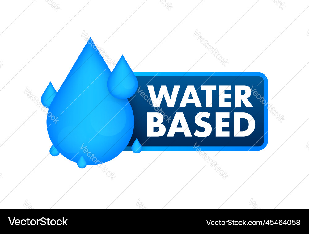 Water based product icon stock Royalty Free Vector Image