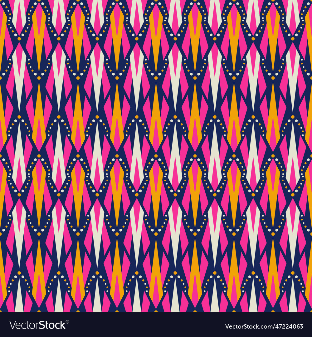 Ethnic geometric pattern Royalty Free Vector Image