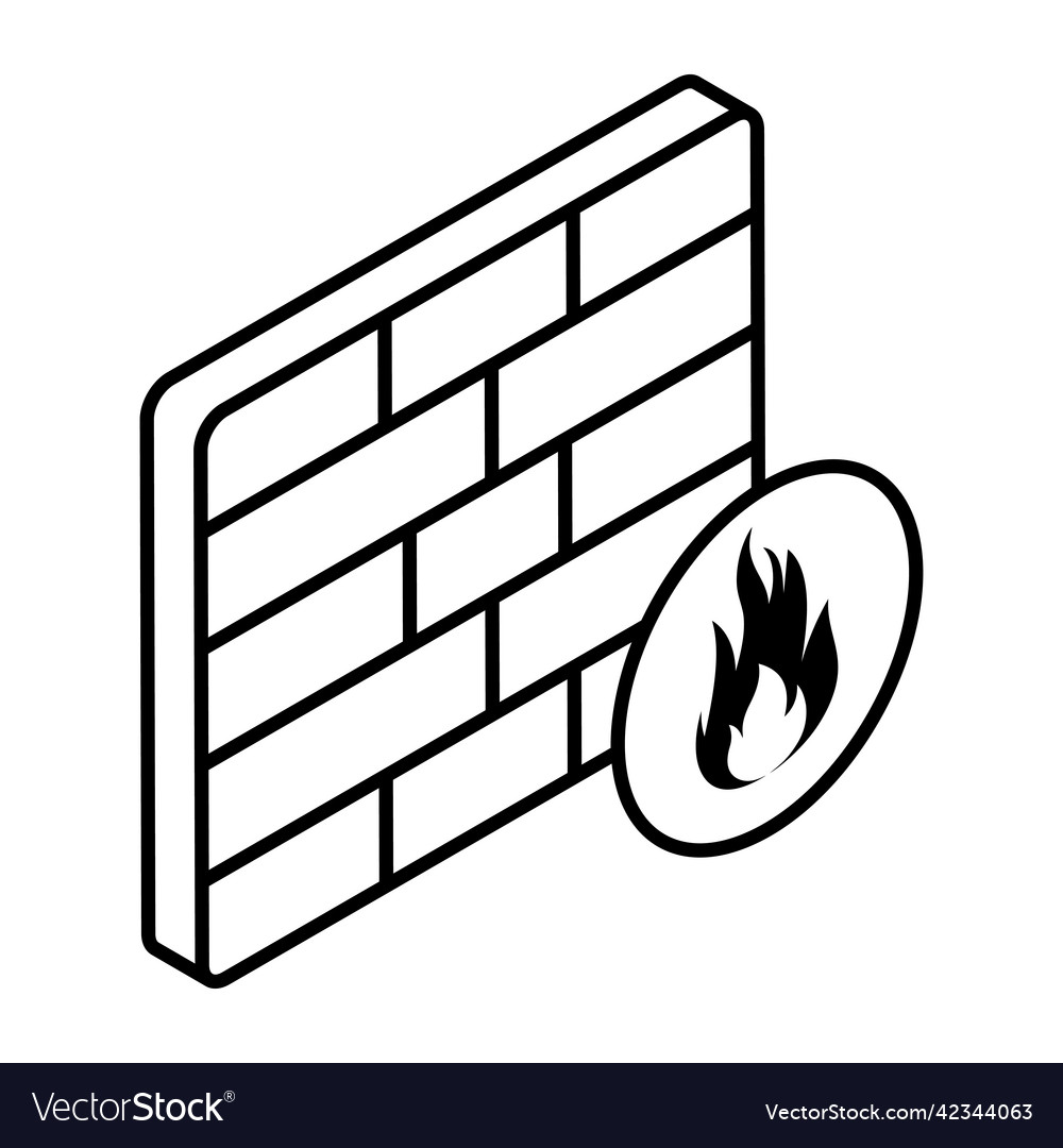 Firewall Royalty Free Vector Image - VectorStock