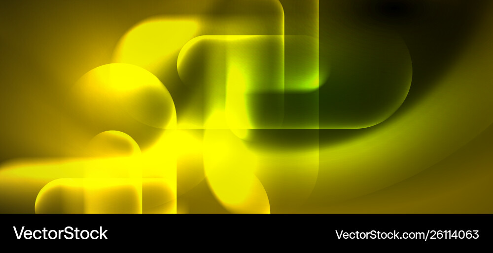 Neon glowing techno lines blue hi-tech futuristic Vector Image