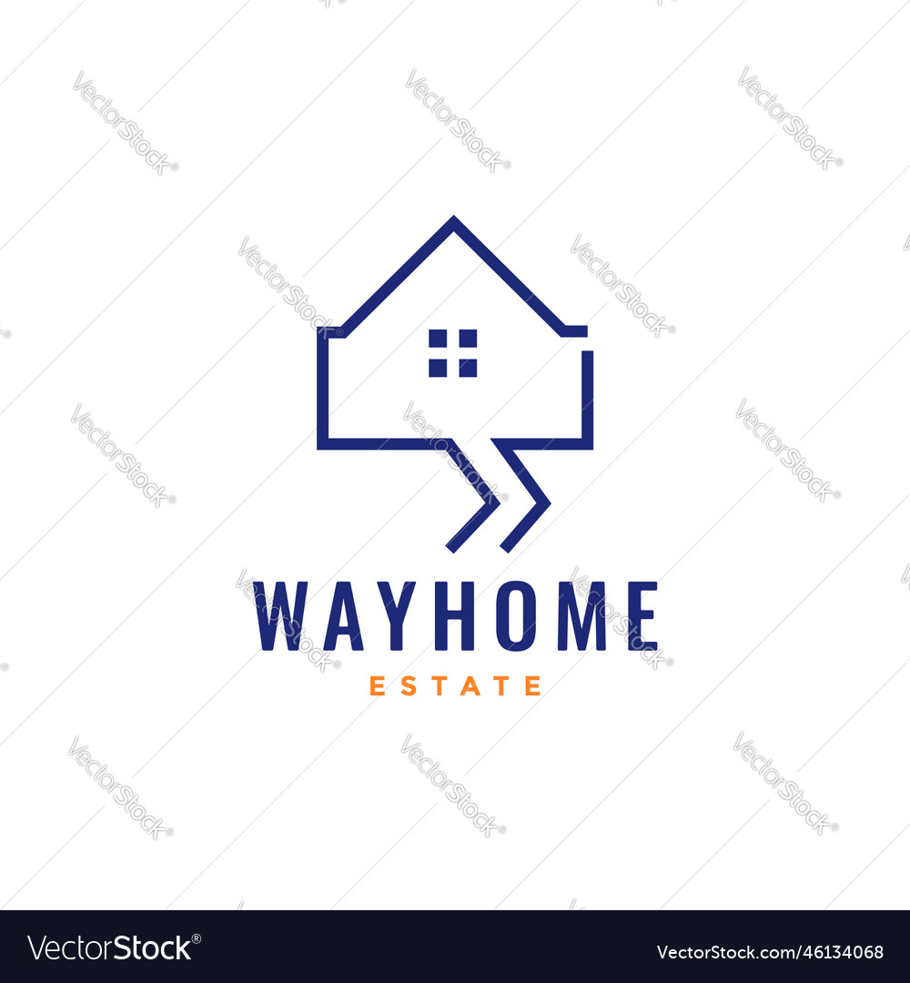 Architect Home House Way Yard Polygonal Line Vector Image architect-home-house-way-yard-polygonal-line-vector-image
