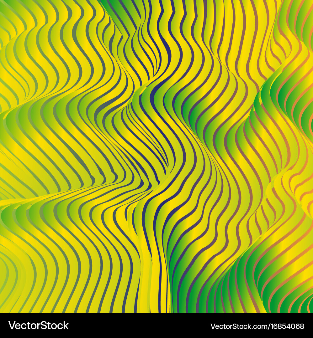 Parallel bands of metal with a gradient fill Vector Image