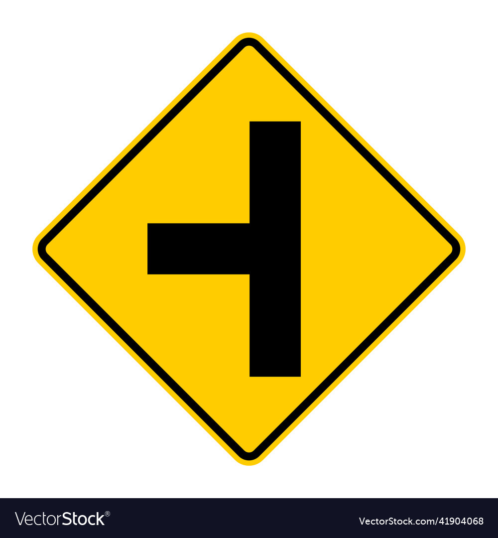 Side road Royalty Free Vector Image - VectorStock