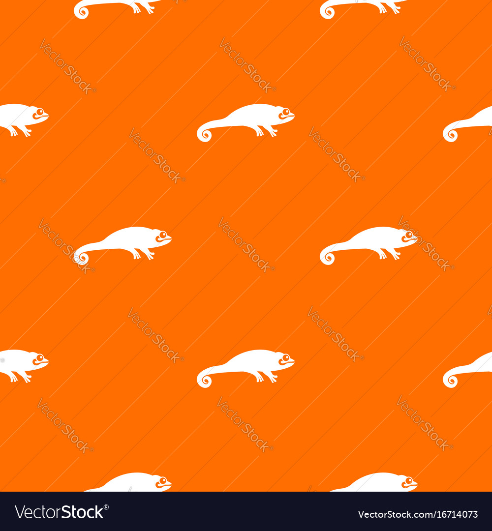 Chameleon pattern seamless Royalty Free Vector Image