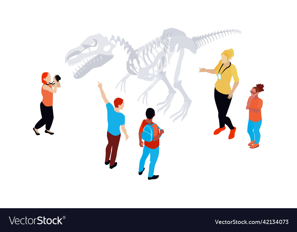 Excursion isometric Royalty Free Vector Image - VectorStock