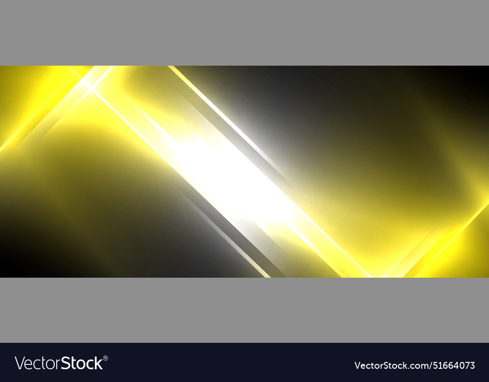 Neon dynamic diagonal light rays background Vector Image